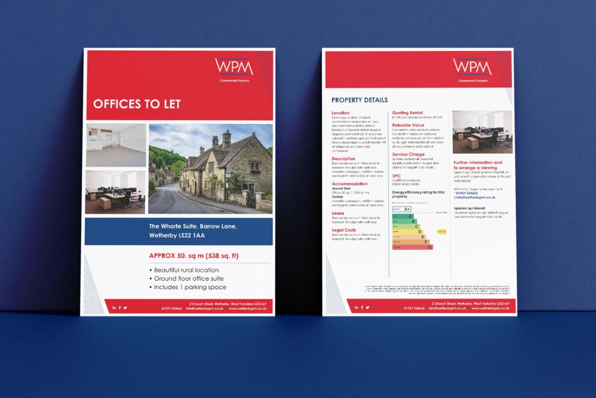 WPM Commercial - Brand & Print Design | SHEAF Design Works | Sheffield