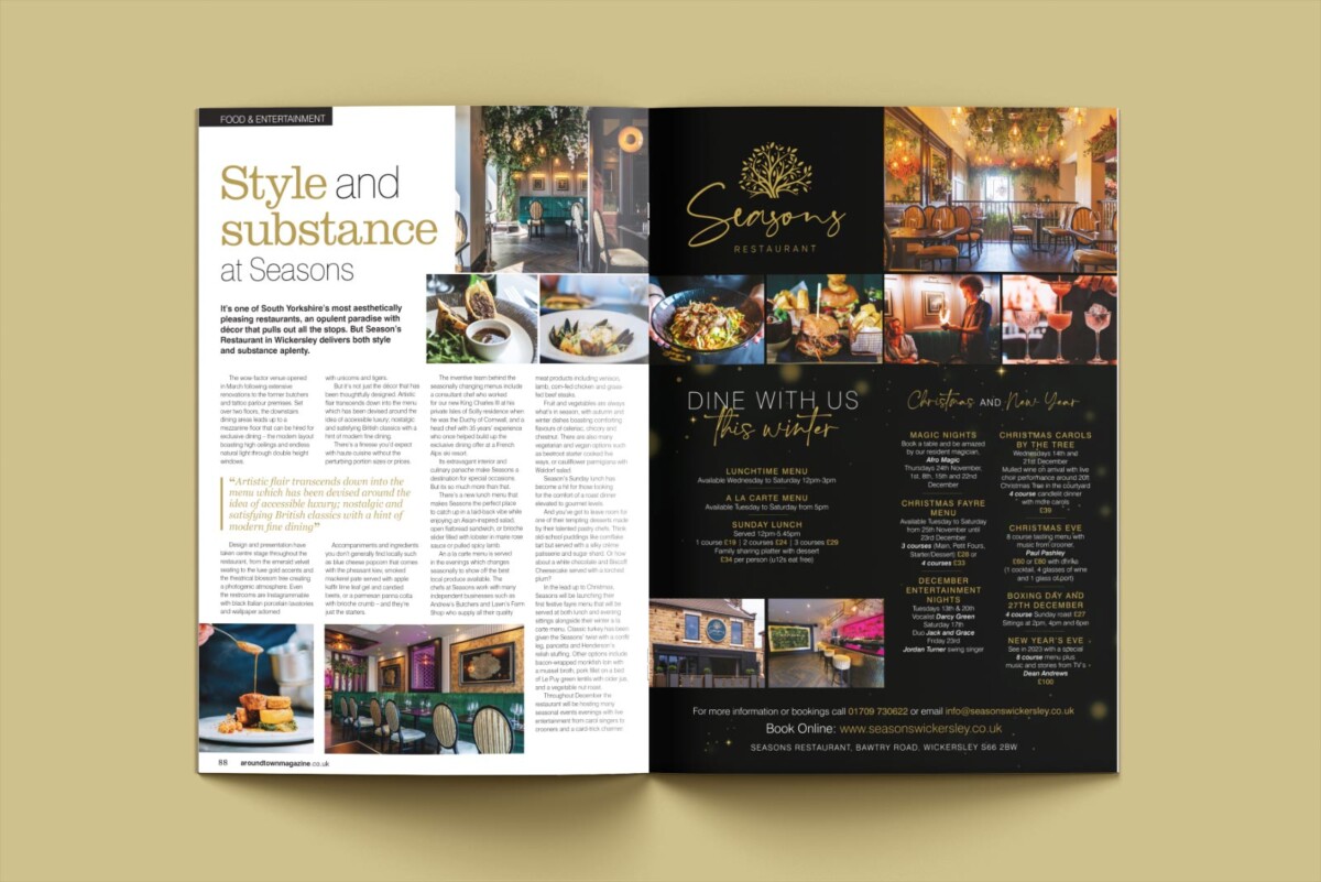 Aroundtown | Magazine Design | Branding & Print Sheffield