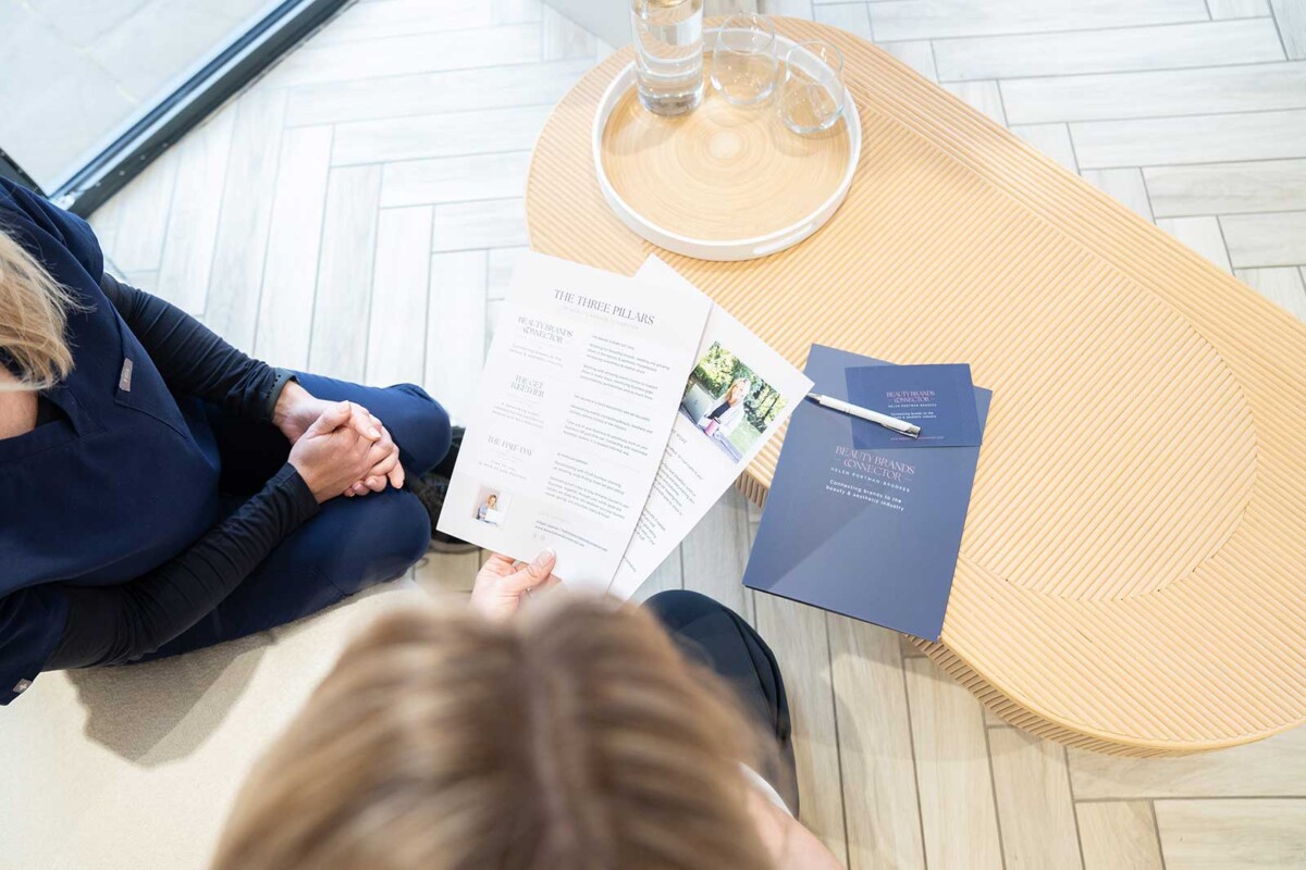 Beauty Brands Connector - Brand & Print Design | SHEAF Design Works ...