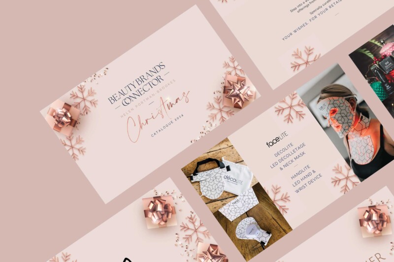 Beauty Brands Connector - Brand & Print Design | SHEAF Design Works ...